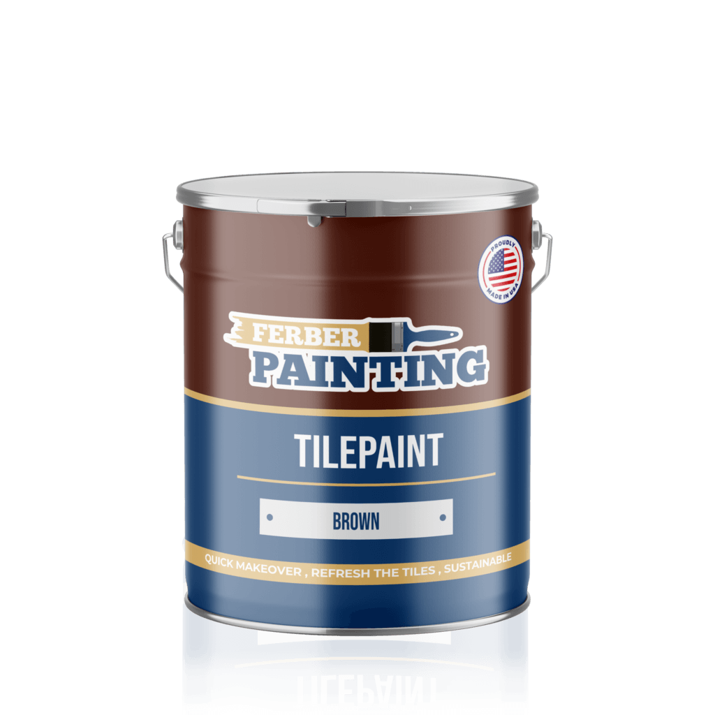 Tile Paint Brown - Money-Back Guarantee - Ferber Painting